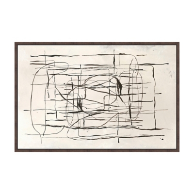 Click here for Ashley Luxe Calligraphic Abstract Giclée Canvas prices