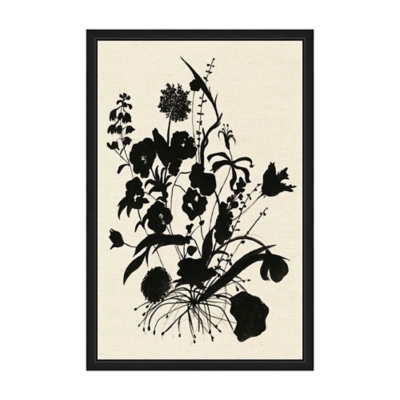 Click here for Ashley Luxe Silhouetted Wildflowers Giclée Canvas... prices