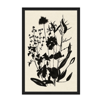 Click here for Ashley Luxe Silhouetted Wildflowers Giclée Canvas... prices