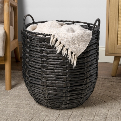 Click here for HAPPIMESS Laurel Laundry Hamper Basket  Black prices