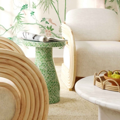 Click here for TOV Furniture Halio Side Table  Green prices