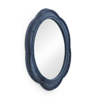 Click here for TOV Furniture Zeva Wall Mirror  Blue prices