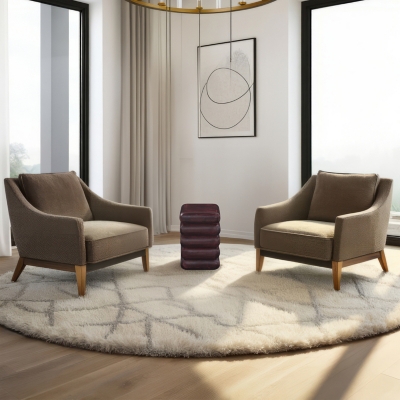 Click here for Benzara Zyra End Table  Dark Cherry Brown prices