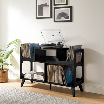 Click here for Crosley Furniture Asheville 47 Accent Console  Bla... prices