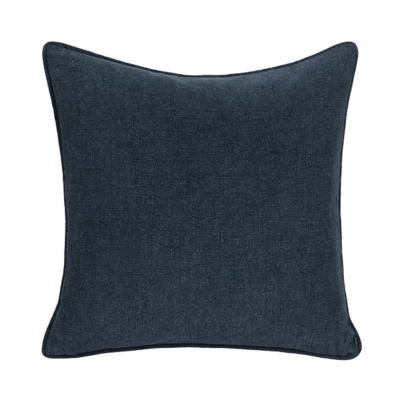 Click here for Ashley Luxe Stonewashed Linen Throw Pillow  Indigo prices