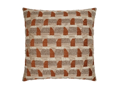 Click here for Ashley Luxe Stepped Block Pattern Throw Pillow  Ru... prices