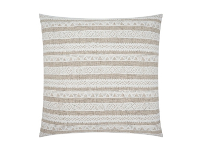 Click here for Ashley Luxe Geometric Band Throw Pillow  White prices