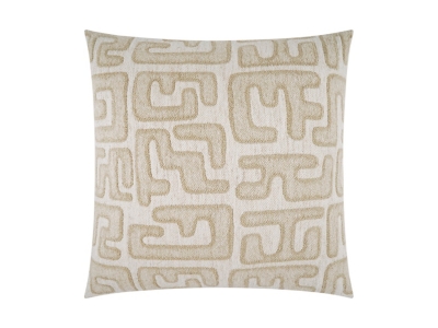 Click here for Ashley Luxe Geometric Motif Throw Pillow  Linen prices