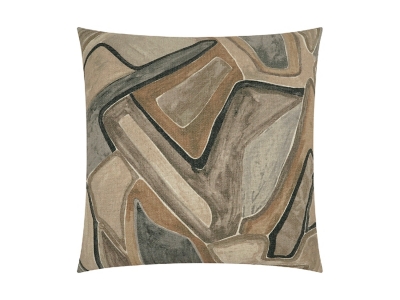 Click here for Ashley Luxe Abstract Brushstroke Throw Pillow  Caf... prices