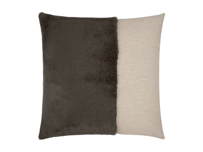 Click here for Ashley Luxe Contrast Panel Throw Pillow  Gray/Brow... prices