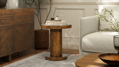 Click here for Jennifer Taylor Home Bolin Side Table  Walnut/Brow... prices