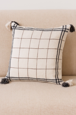 Click here for Storied Home Square Decorative Throw Pillow  Cream... prices