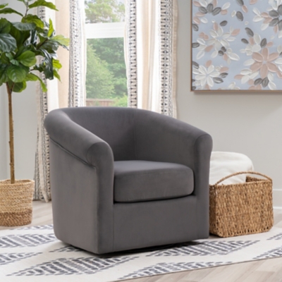 Click here for Linon Kaye Swivel Accent Chair  Gray prices