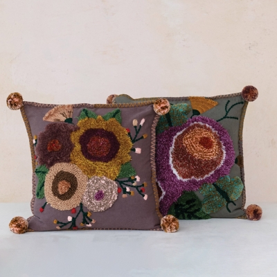 Click here for Storied Home Embroidered Decorative Throw Pillow (... prices