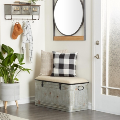 Click here for Bayberry Lane Storage Bench  Gray prices