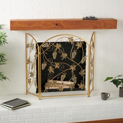 Click here for Bayberry Lane 29 x 36 Fireplace Screen  Gold prices