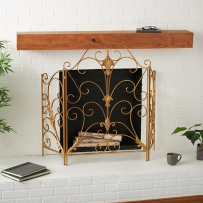 Click here for Bayberry Lane 29 x 40 Fireplace Screen  Gold prices
