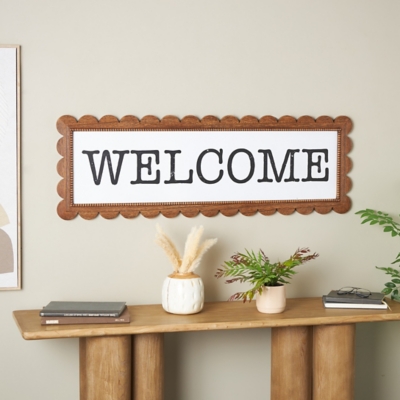 Click here for Bayberry Lane Welcome Home Decorative Sign  Brown prices
