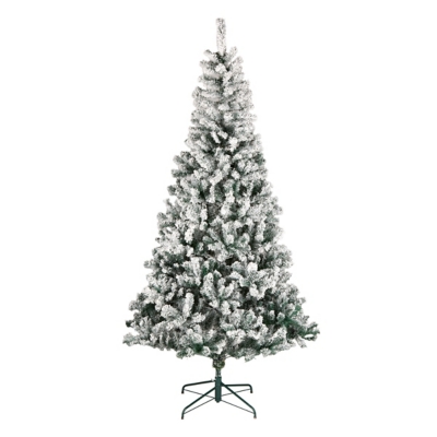 National Tree Company 7.5' Flocked Acacia Artificial Christmas Tree ...