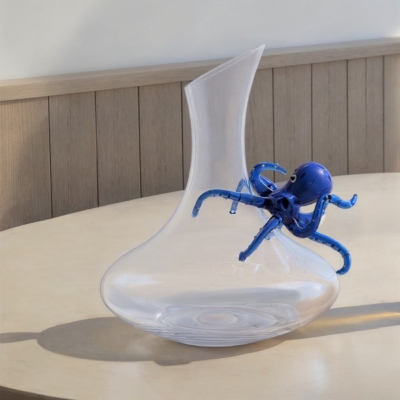 Click here for Storied Home Glass Decanter  Blue/White prices
