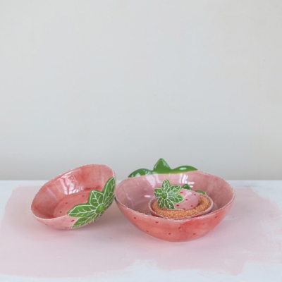 Click here for Storied Home Nesting Bowls  Pink/Green prices