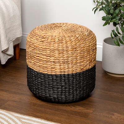 Click here for JONATHAN Y Aimee Stool  Black/Natural prices