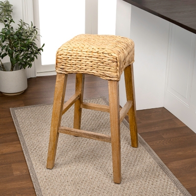 Click here for JONATHAN Y Maui Bar Height Bar Stool  Natural prices