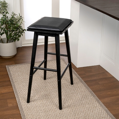 Click here for JONATHAN Y Peroni Bar Height Bar Stool  Black prices