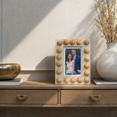 Click here for Storied Home Photo Frame  Cream prices