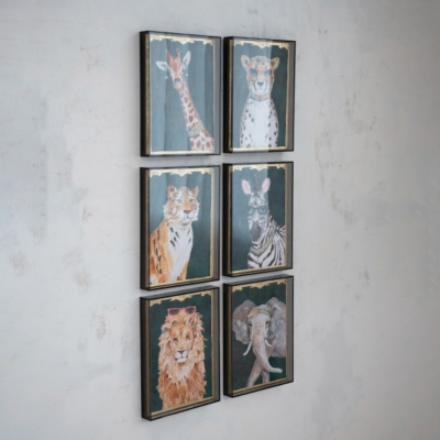 Click here for Storied Home 6-Piece Painted Animal Wall Decor  Mu... prices