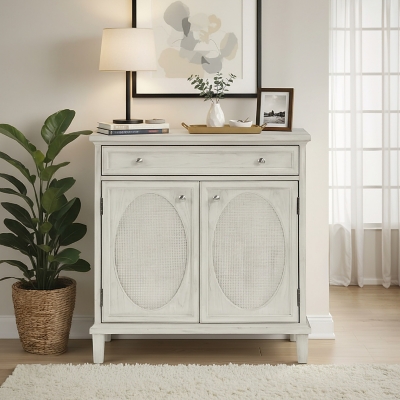 Click here for Linon Rollins 34 Accent Cabinet  Cream prices