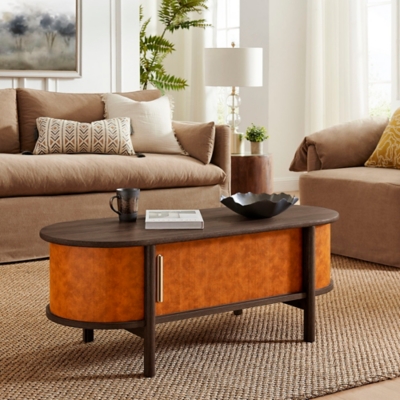 Click here for Modway Coralie Coffee Table  Walnut/Tan prices