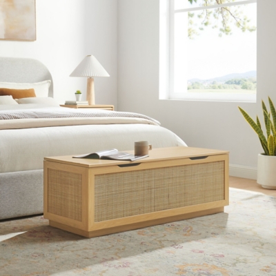 Click here for Modway Soma Storage Bench  Oak prices