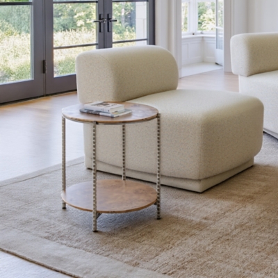 Click here for Erika Home Adna Side Table  Brown prices