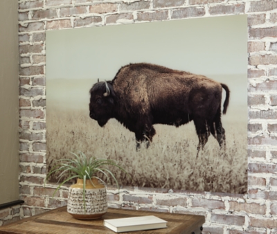 Click here for Brutus Bison Wall Art  Sepia prices