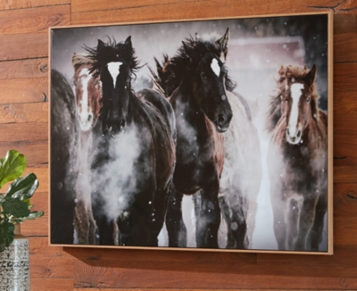 Click here for Chaseburn Horse Wall Art   Brown/Black/White prices