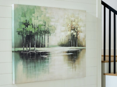 Click here for Garlenridge Canvas Wall Art  Green/Tan/White prices