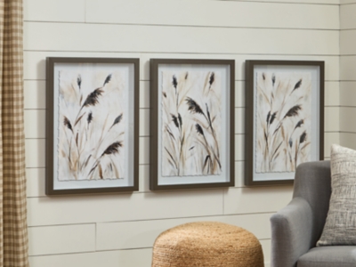Click here for Honslow Botanical Wall Art (Set of 3)  Brown/Black... prices