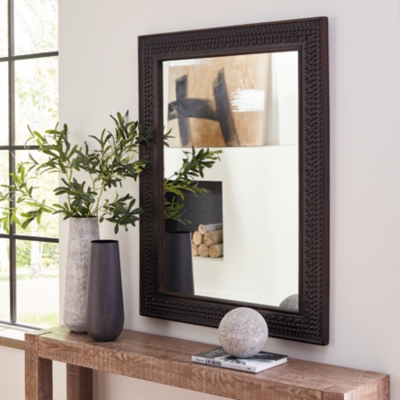 Click here for Balintmore Accent Mirror  Dark Brown prices