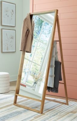 Click here for Devford Floor Mirror  Brown prices