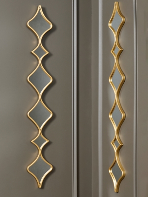 Click here for Harriswood Accent Mirror Set (Set of 2)  Gold Fini... prices