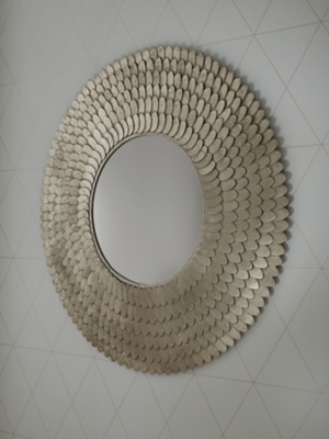 Click here for Wrightmund Accent Mirror  Champagne Finish prices