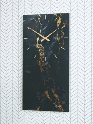 Click here for Teague Wall Clock  Black/Gold Finish prices