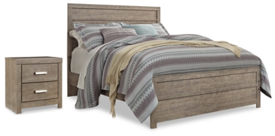 Click here for Culverbach Queen Panel Bed and Nightstand  Gray prices