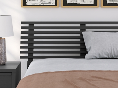 Click here for Danziar Full Slat Headboard  Black prices