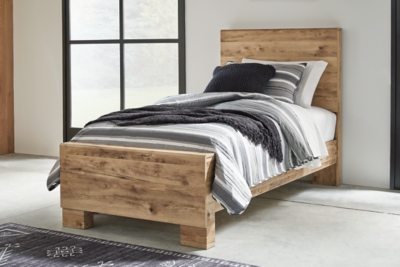 Click here for Hyanna Twin Panel Bed  Tan Brown prices