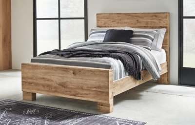 Click here for Hyanna Full Panel Bed  Tan Brown prices