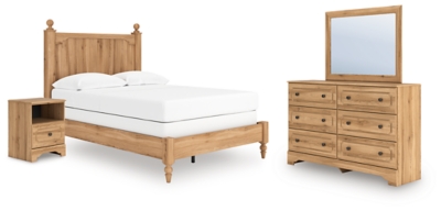 Click here for Galletyn Full Panel Bed with Mirrored Dresser and... prices