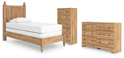 Click here for Galletyn Twin Panel Bed with Dresser and Chest  Wa... prices