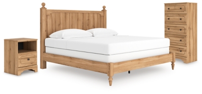 Click here for Galletyn King Panel Bed with Chest and Nightstand... prices